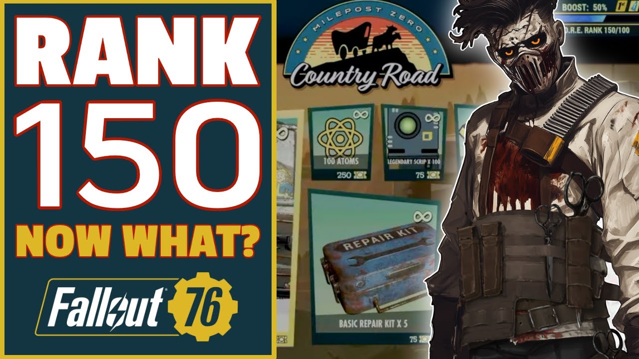 Reach Rank 150 FAST in Fallout 76's Double Score Weekend! // BONUS PAGE ...