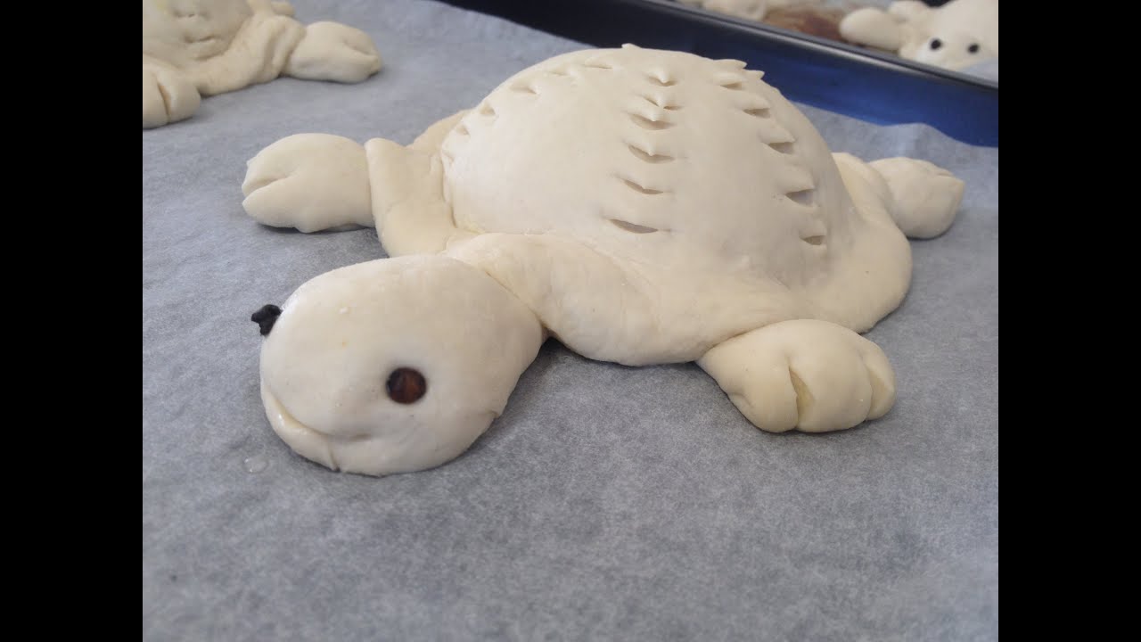 Tutorial- Come fare una tartaruga di pane - YouTube