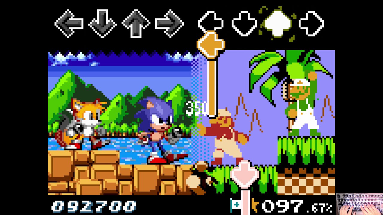 FNF Super Mario Bros. Funk Mix DX Sonic - Cross Console Clash (FC) (4k ...