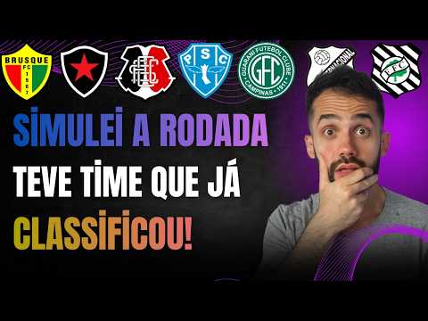 3 TIMES FAVORITOS CORREM RISCO DE SAIR DO G8! SIMULEI A RODADA 17 DA SÉRIE C 2026!