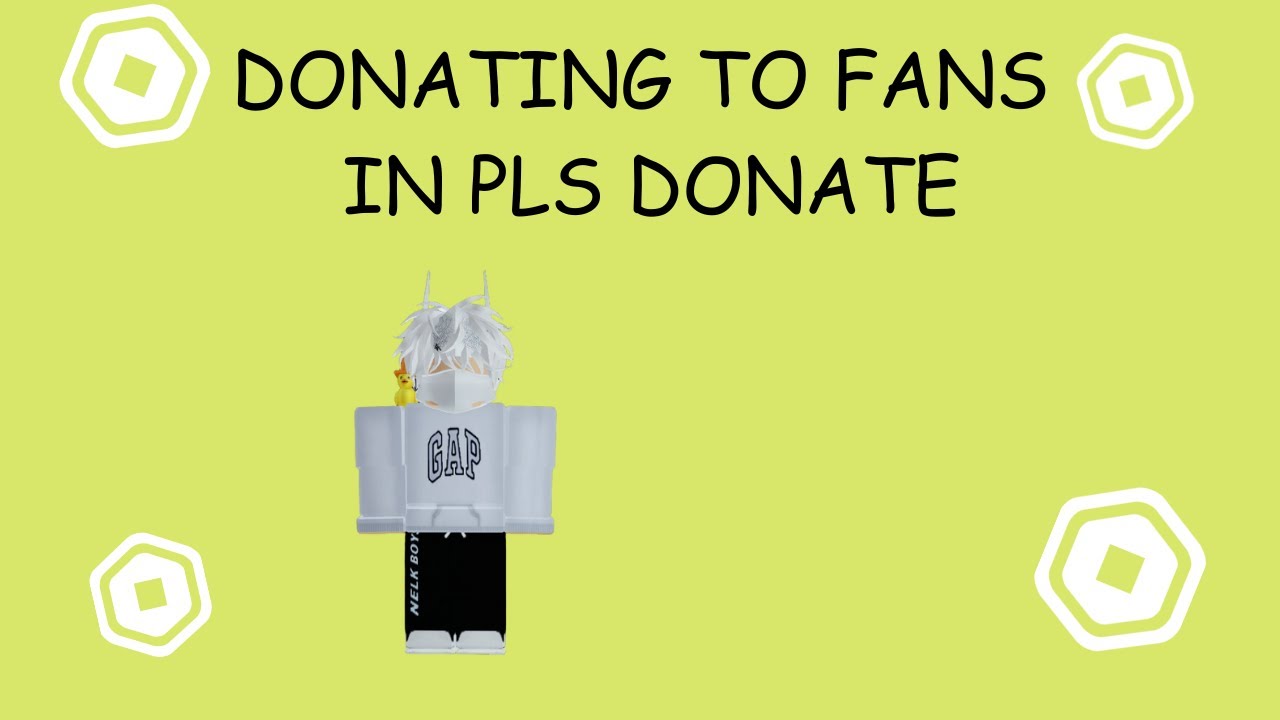 DONATING TO FANS IN PLS DONATE - YouTube