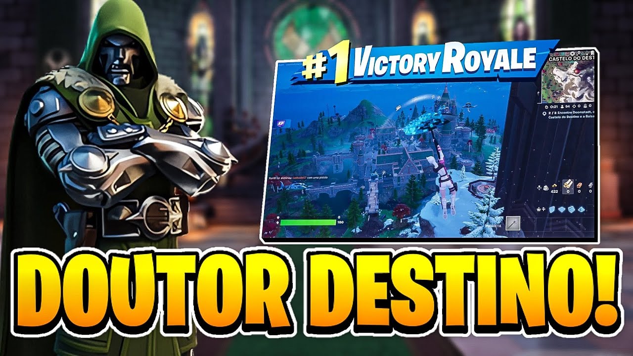 CAI NO CASTELO DO DR.DESTINO PEGUEI A NOVA ARMA MÍTICA E GANHEI A ...
