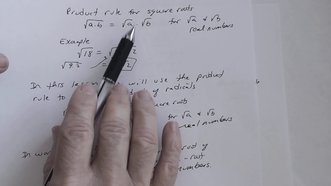 Multiply Square Roots Product Rule YouTube multiply-square-roots-product-rule-youtube