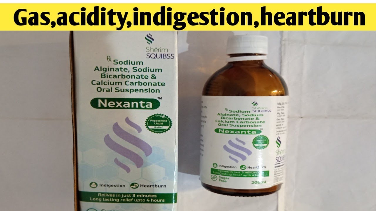 nexanta syrup | gavison syrup | gas | acidity | heartburn | indigestion ...