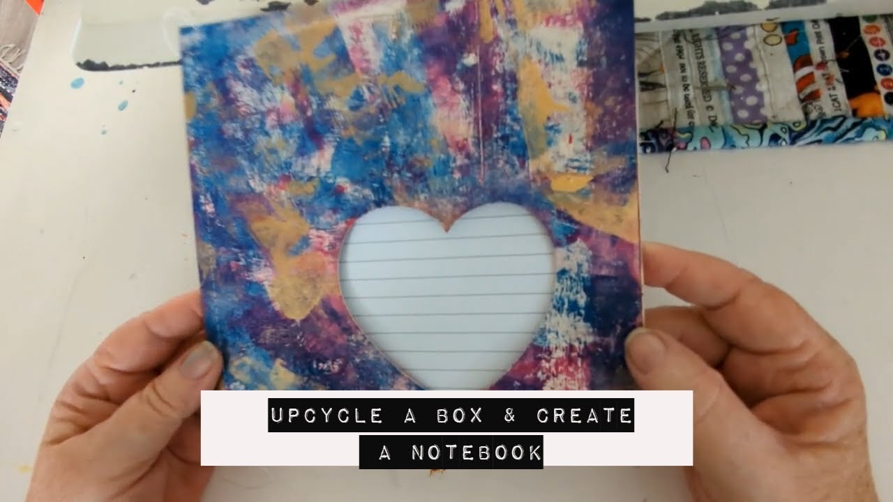 Upcycle a Box & Create a Notebook | DIY Tutorial - YouTube