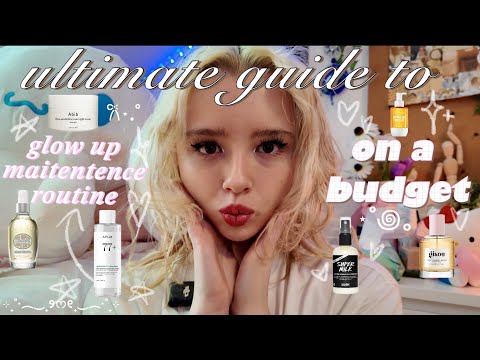 GIRLY BUDGET maintenance routine 🎀 ⋆˚꩜｡ | guide to glowing up | that girl | affordable tips ⭐️
