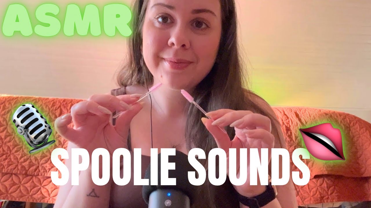 ASMR - Ultimate SPOOLIE Sounds 🎀 / spoolie on foam cover and nibbling ...