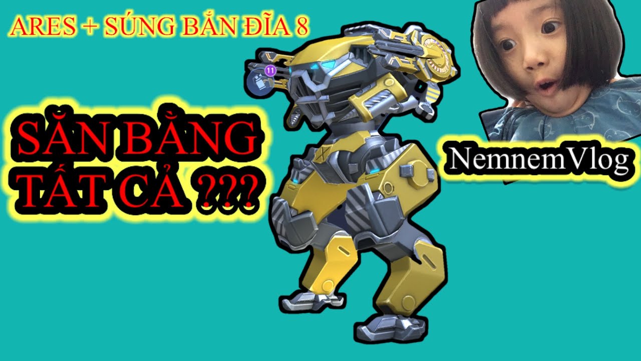 MECH ARENA || Ares + Bệ pháo 8 và KILLSHOT + Bệ phóng lao 8 || CẶP ĐÔI ...