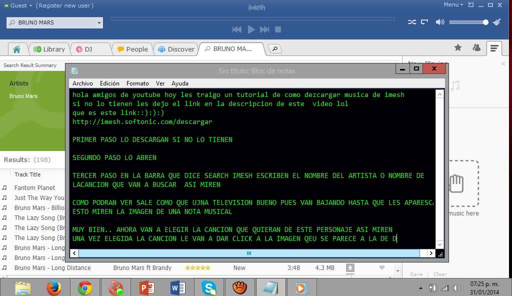 como descargar musica de imesh!!!!! - YouTube
