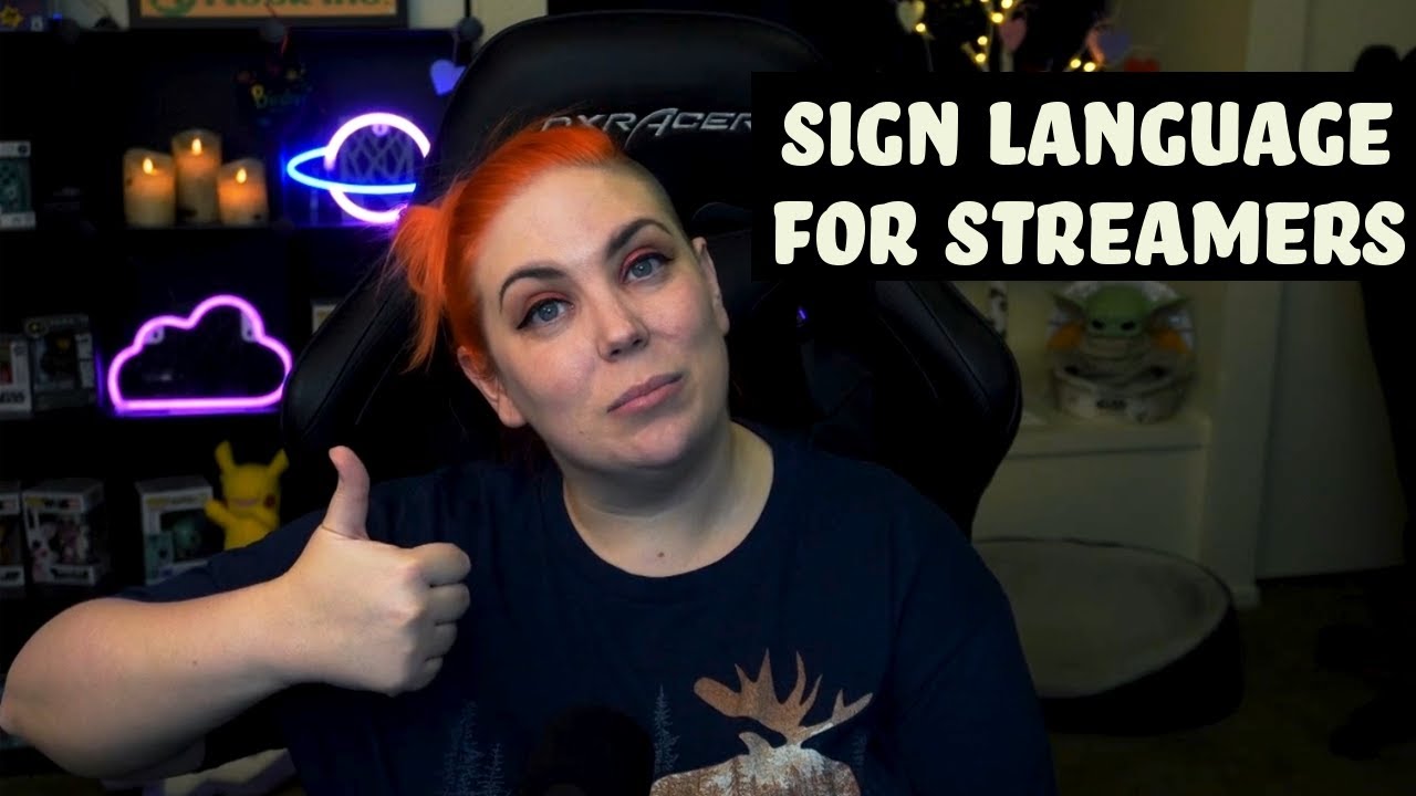 Sign Language for Twitch Streamers | Easy Phrases - YouTube