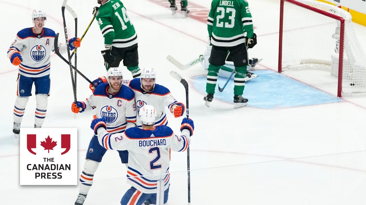 McDavid scores in double overtime, Oilers beat Stars 3-2 to take 1-0 ...