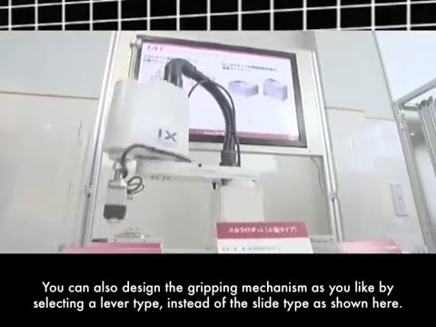 Ultra Compact SCARA Robot with Mini Electric Gripper - YouTube