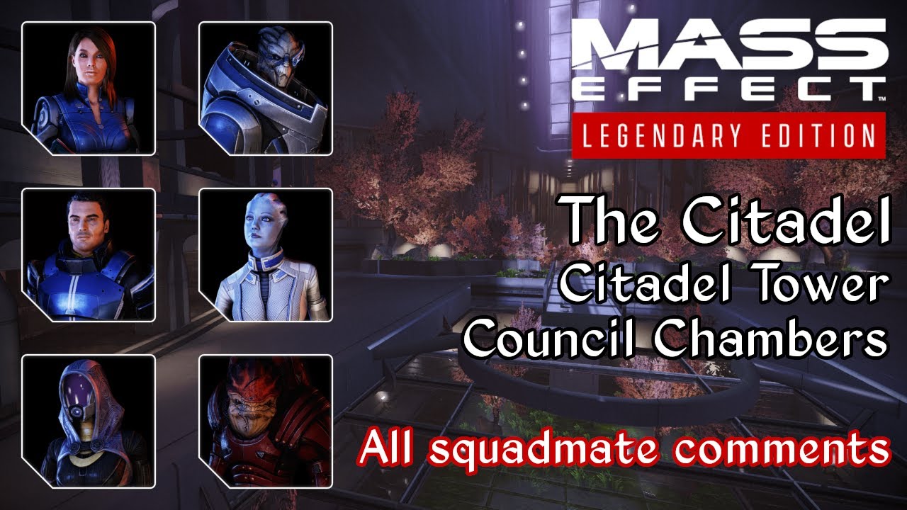 Mass Effect - The Citadel - Citadel Tower, Council Chambers - Squadmate ...