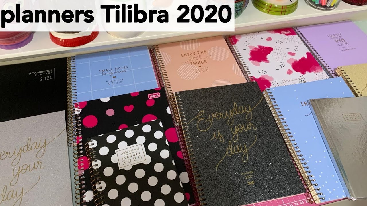 Mostrei todos os PLANNERS da TILIBRA 2020 - YouTube