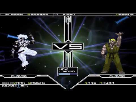 KOF MUGEN Hyper Orochi-Mizuchi Team vs Hyper Bosses - YouTube