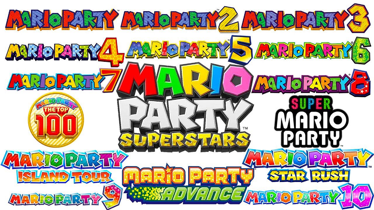 Mario Party Series - All Minigames (All Minigames of all Mario Party ...