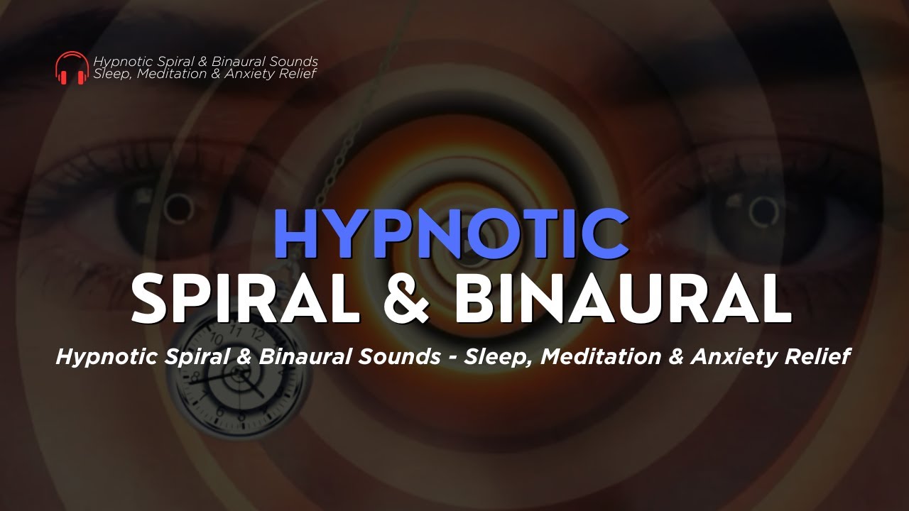 🌀 Hypnotic Spiral & Binaural Sounds | Sleep, Meditation & Anxiety ...