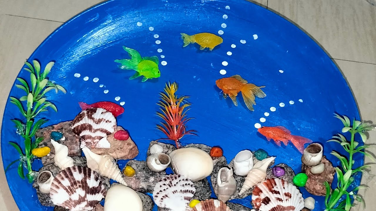 Seascape Craft l Seascape Craft Ideas l Habitat School Project l fish ...