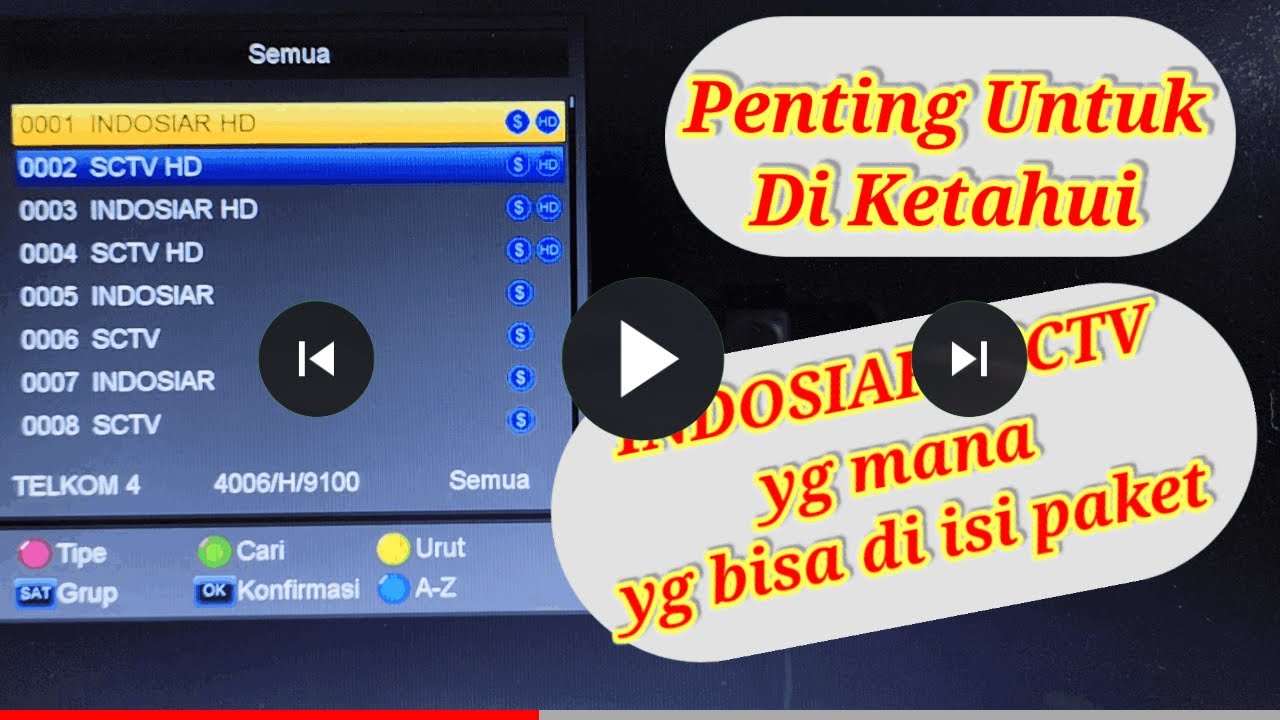 SUDAH ISI PAKET INDOSIAR SCTV TETAP GELAP - YouTube