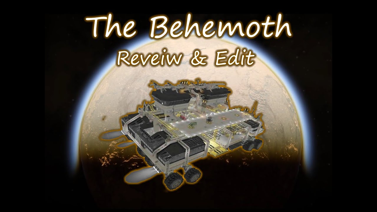 Space Engineers: The behemoth, Review & Edit, Aerodynamics - YouTube