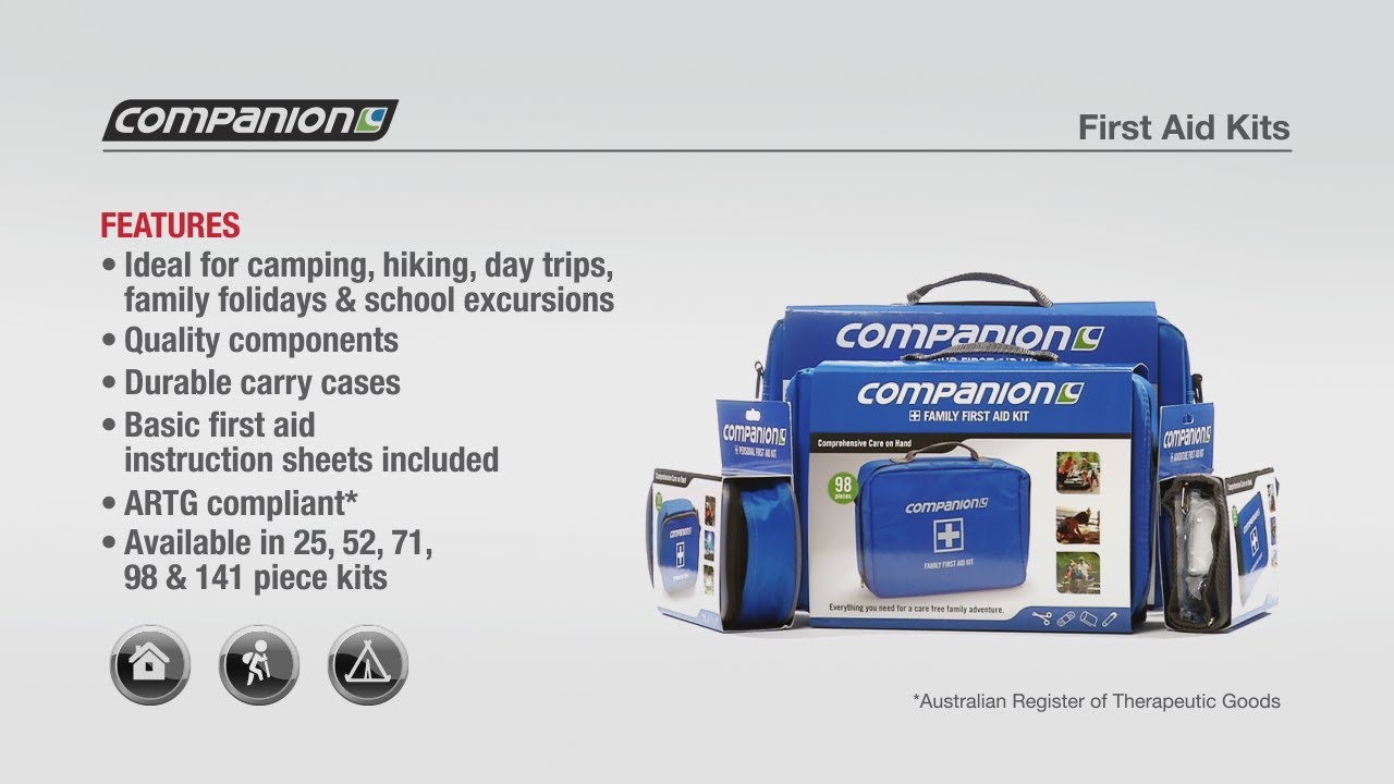 First Aid Kits by Companion - YouTube