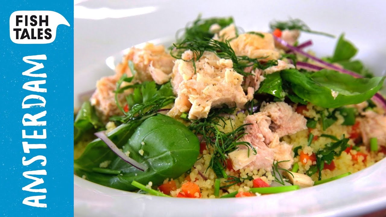TUNA & Couscous Salad | Bart van Olphen - YouTube