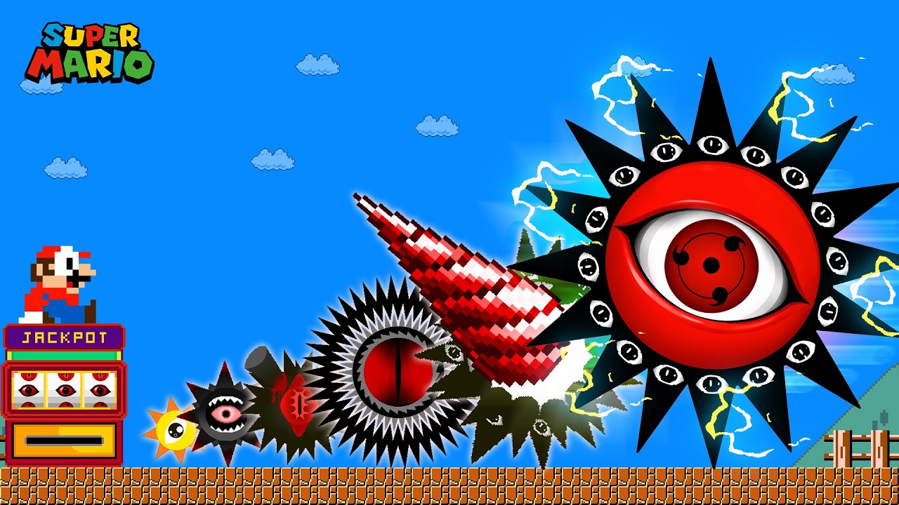 Mario vs Suika | Mr. Sun Sharingan Factory Phase 5 Damage Swapped Mod ...