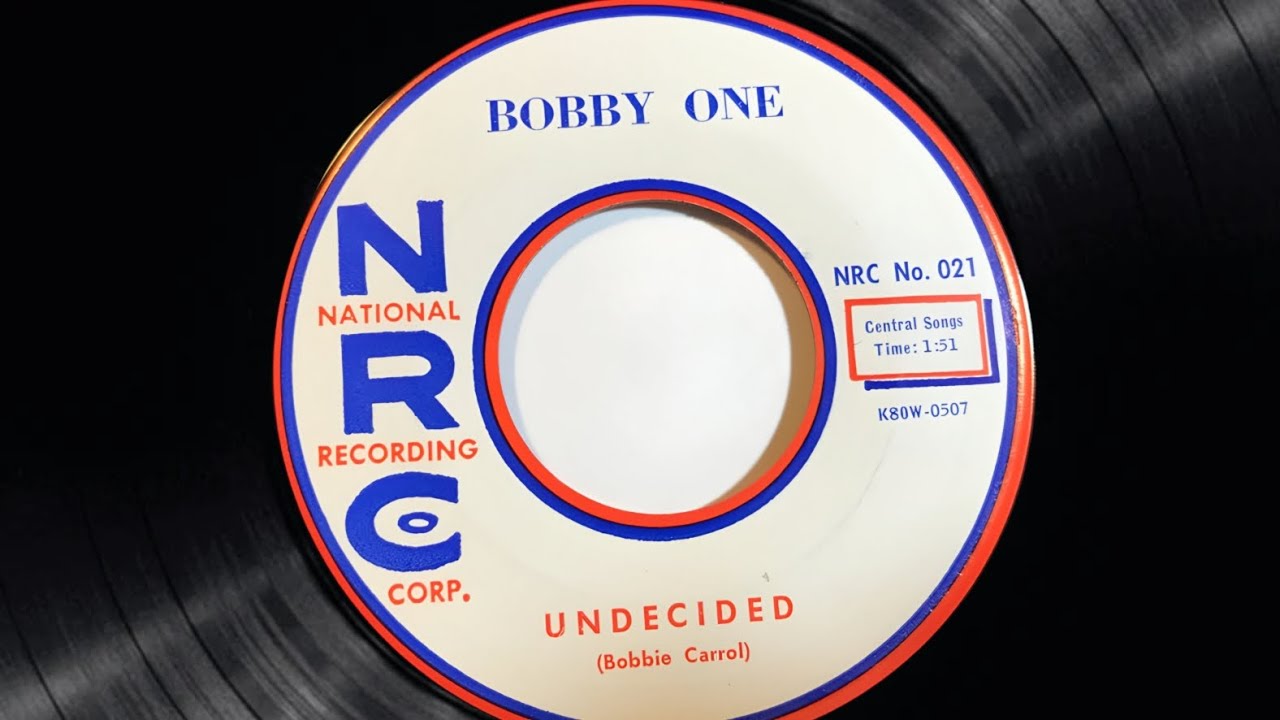 Bobby One - Undecided (1959) - YouTube