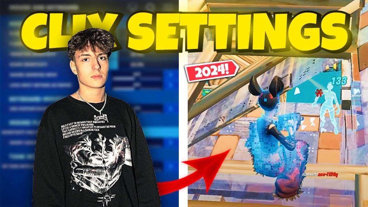 CLIX Fortnite SETTINGS Made me INSANE IN SOLO RANKED.. 😳 - YouTube