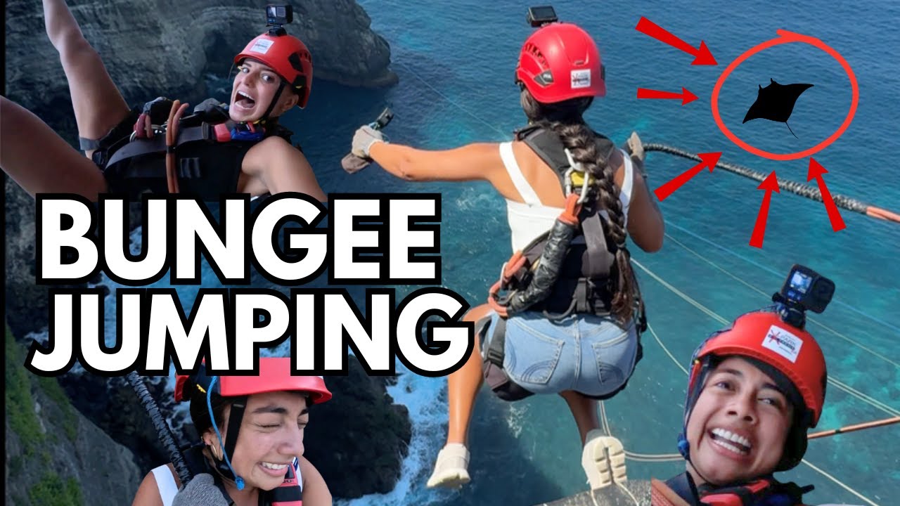 EPIC 130m Bungee Jumping at Nusa Penida 🔥😱 - YouTube