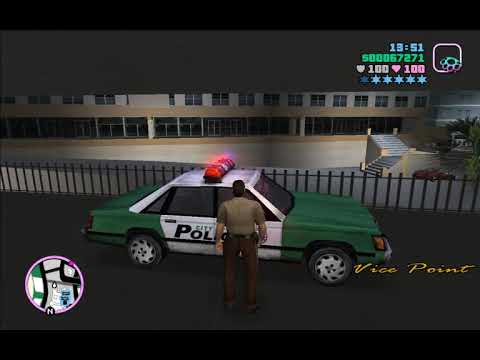 GTA Vice City - Walkthrough - Mission #23 - Cop Land (HD) - YouTube