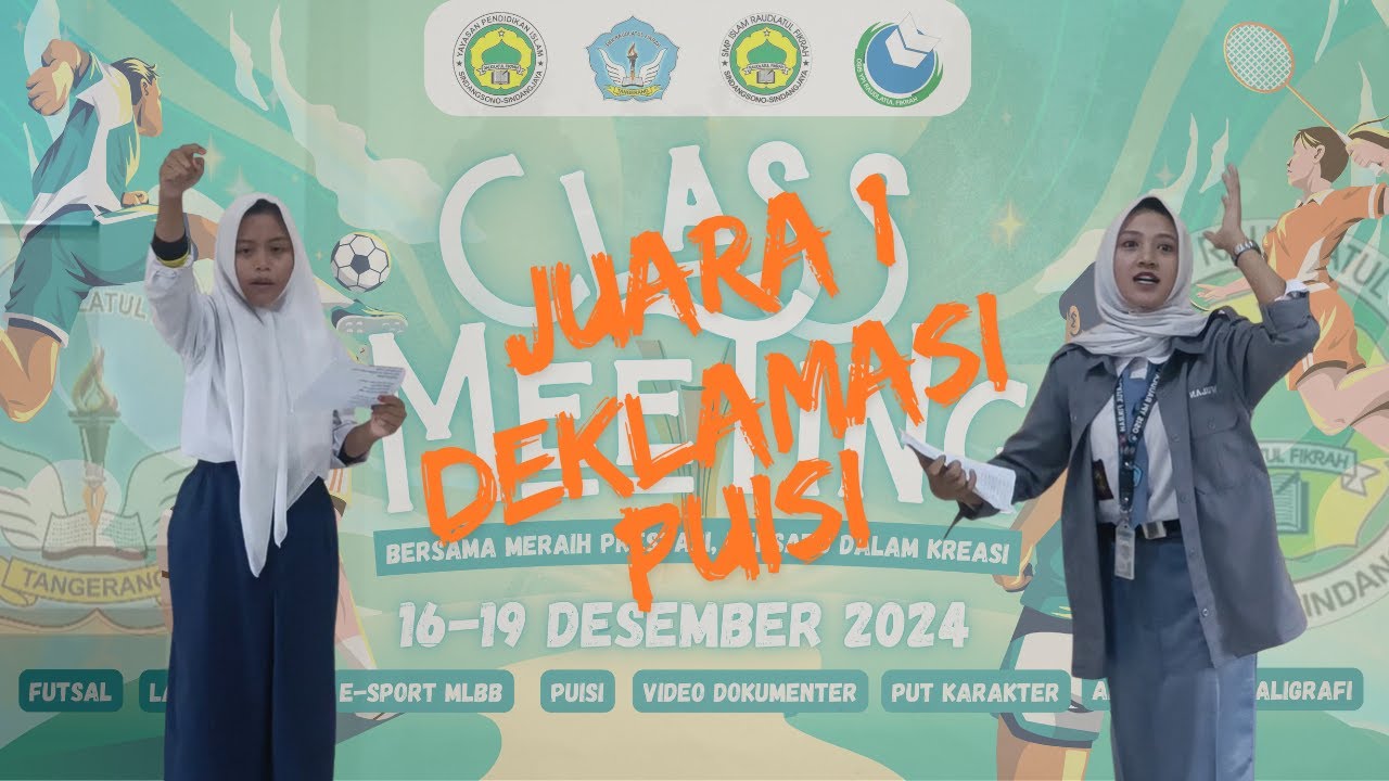 JUARA 1 DEKLAMASI PUISI || Sajak Rajawali~Rendra || Sebuah Jaket ...