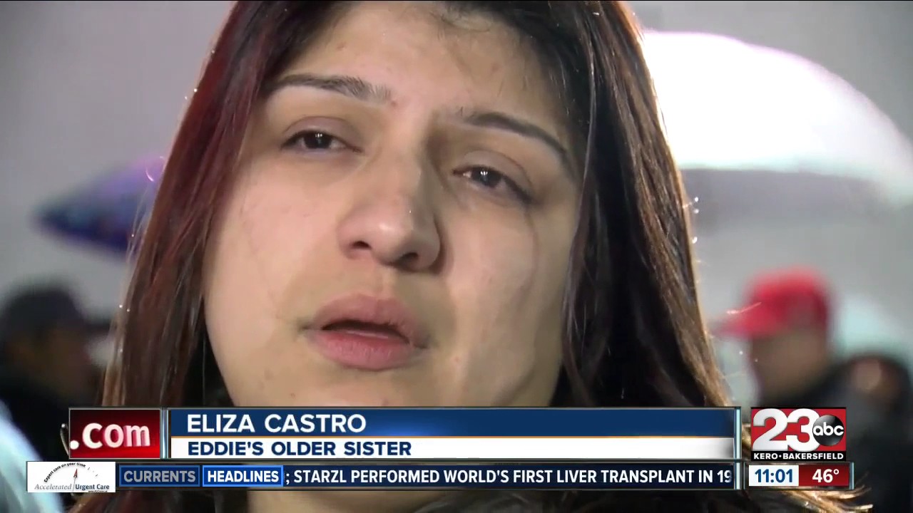 Family and friends gather to remember Eddie Castro - YouTube