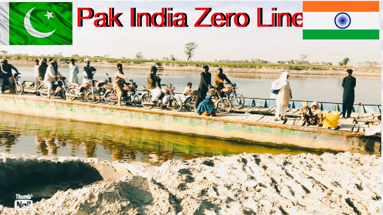 Pak india zeroline border - YouTube