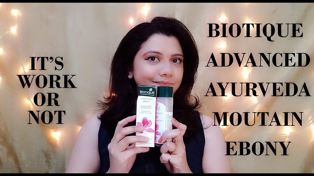 Biotique Bio Mountain Ebony Vitalizing Serum For Falling Hair l Honest Review l Luxy Style ...