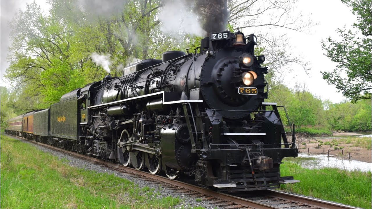 Nickel Plate Road 765: A Spring Steam in the Valley - YouTube