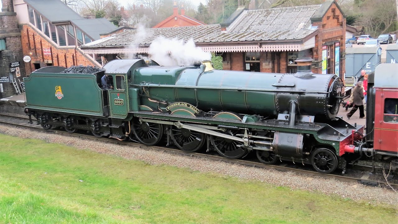 Steam locos GWR 6990, BR Std 2 MT 78018, LMS Class 8F 48305, BR Std 2MT ...