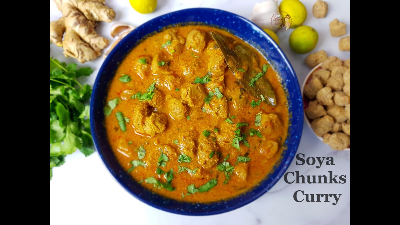 Instant Soya Chunk Curry | How to Make Soya Chunks Curry / Soya Nuggets ...