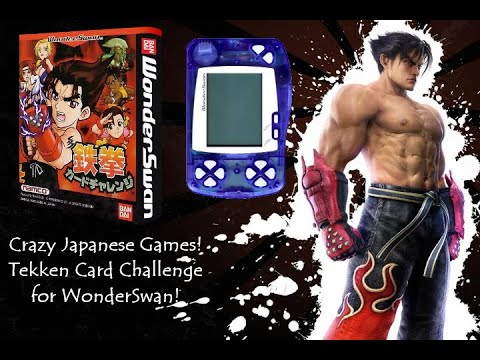 Crazy Japanese Games! - Tekken Card Challenge for the WonderSwan! - YouTube