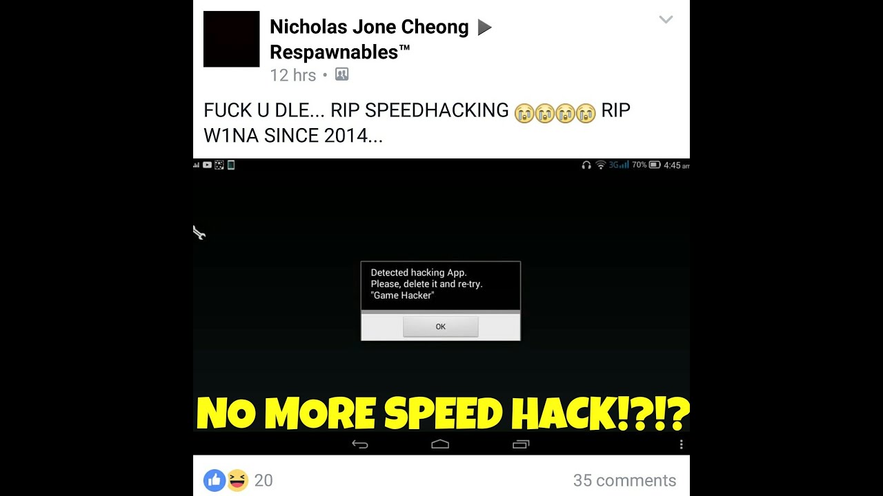 NO MORE SPEED HACK IN RESPAWNABLES!!! - YouTube