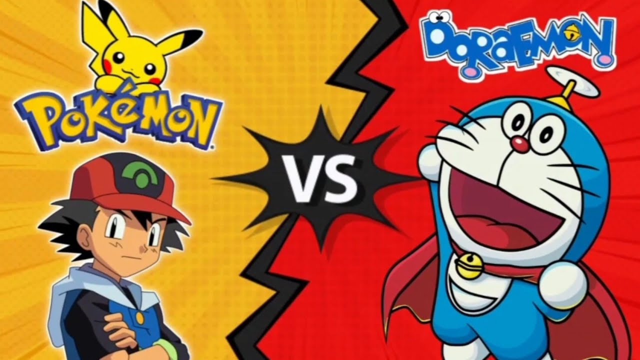 Pokemon vs Doraemon . - YouTube