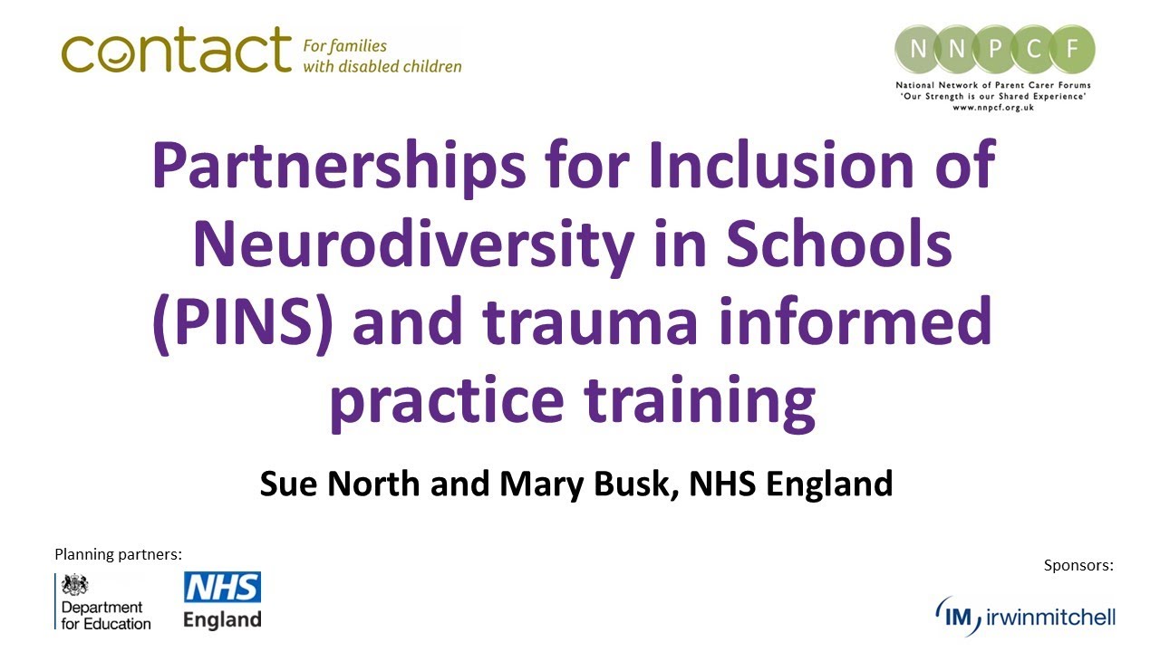 PINS and trauma informed practice training - 29th February 2024 Joint ...