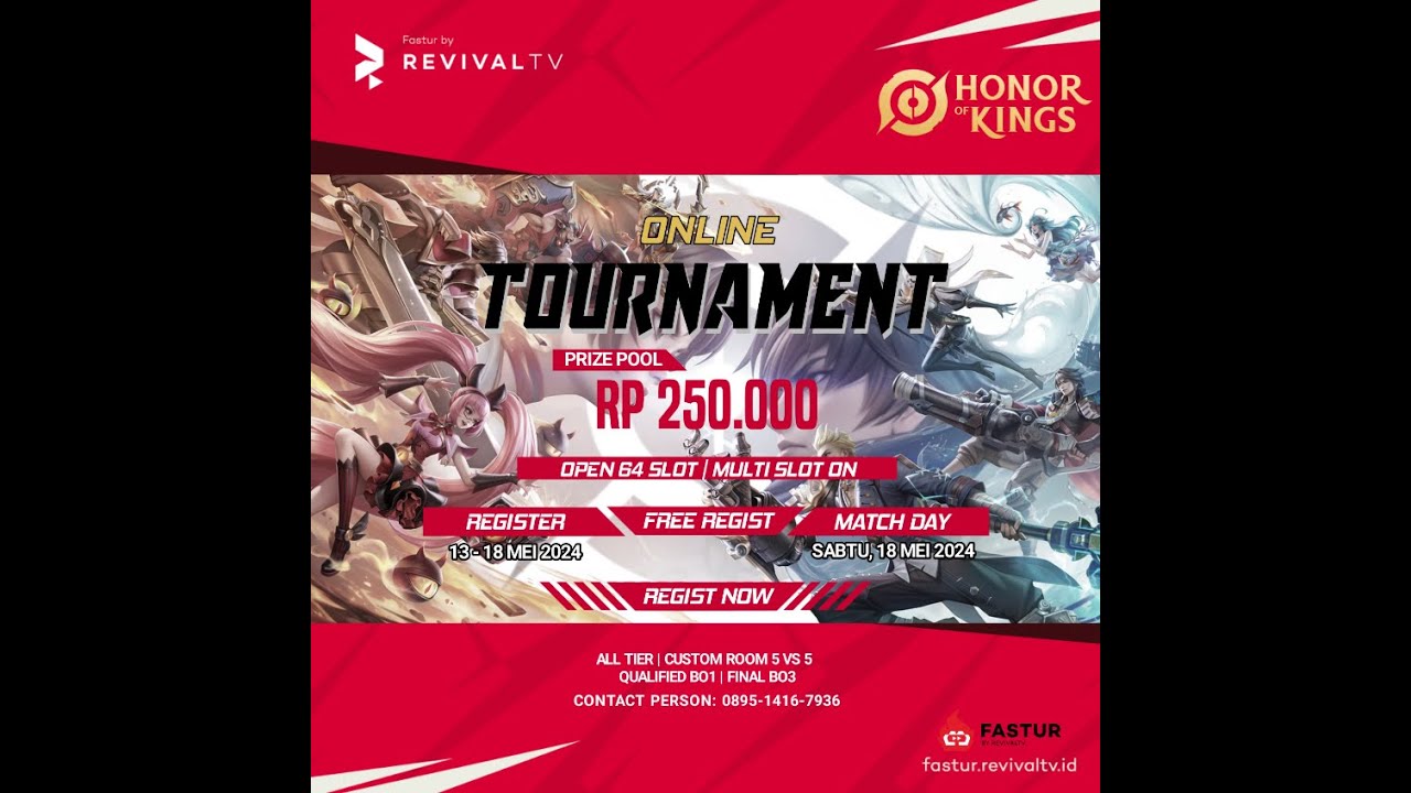 NONTON REVIVAL TOURNAMENT FAST TOUR HONOR OF KINGS #hok #honorofkings ...