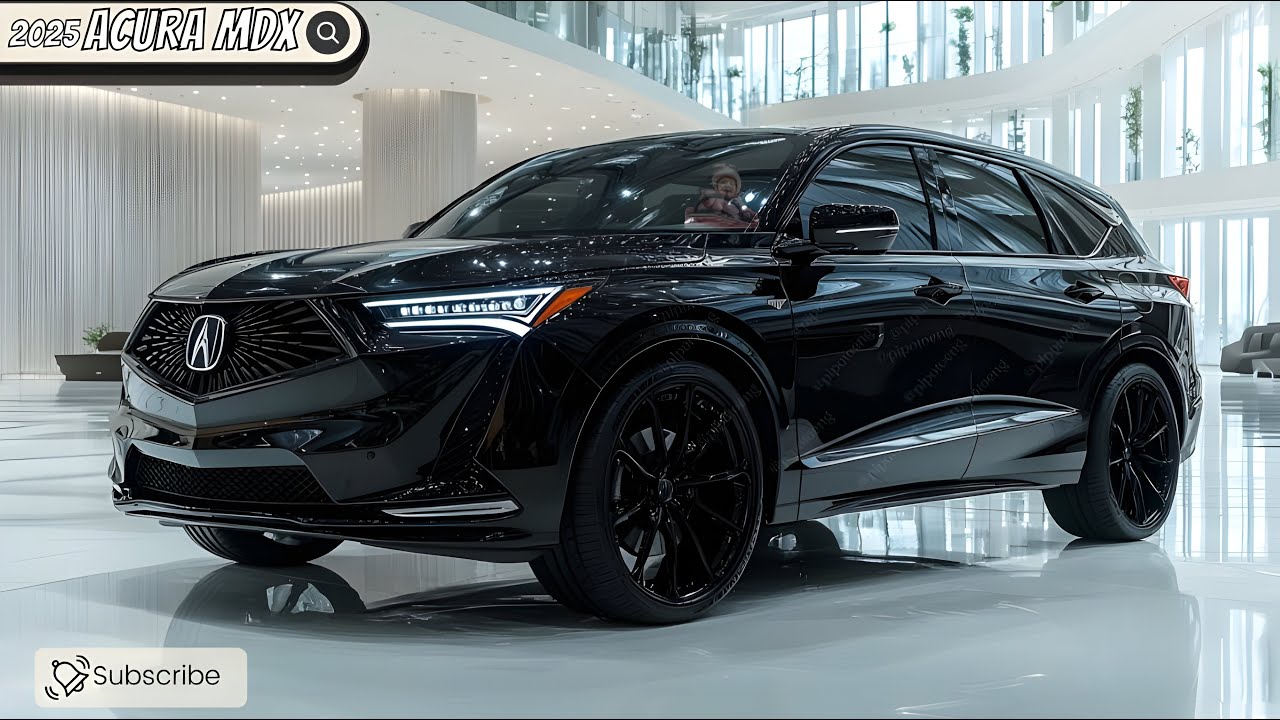 2025 Black Acura MDX Unveiled: Pricing & Features Breakdown! - YouTube