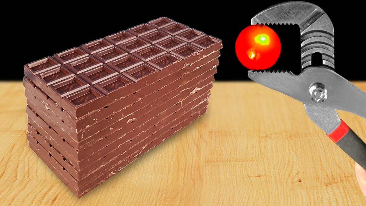 Experiment: 1000 Degree Metal Ball Vs Things - YouTube