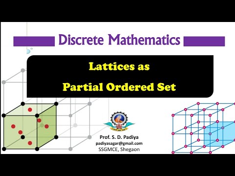 Lattices as Partial Ordered Set in Discrete Mathematics - YouTube