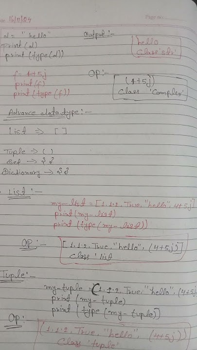 How to use tuple & list - YouTube
