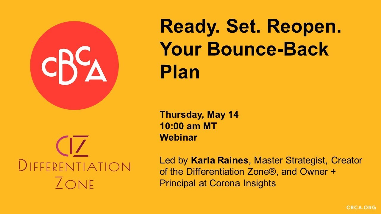 Ready. Set. Reopen. Your Bounce-Back Plan - YouTube