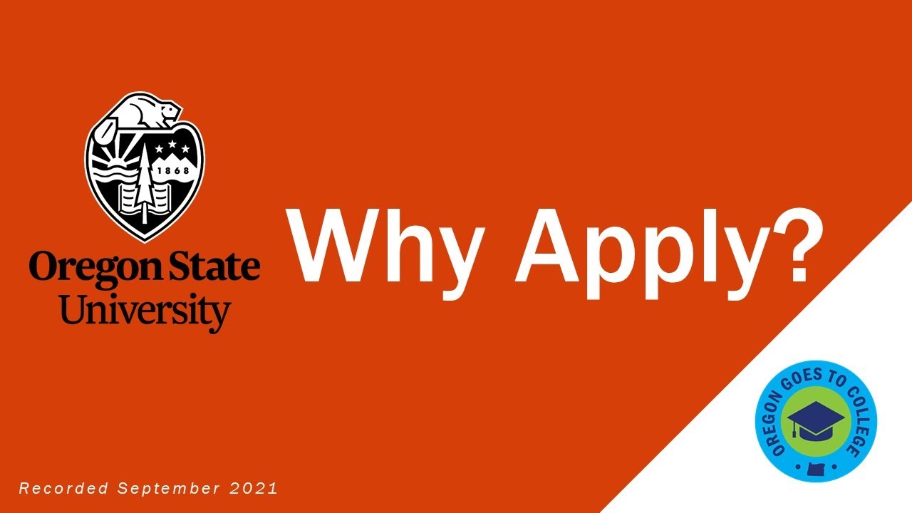 Why Apply to OSU - YouTube