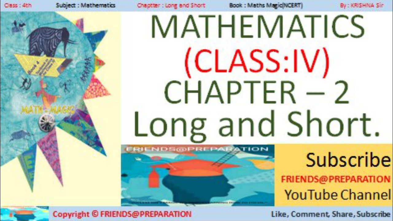 Long and Short Chapter 2 | Class 4 Maths - YouTube